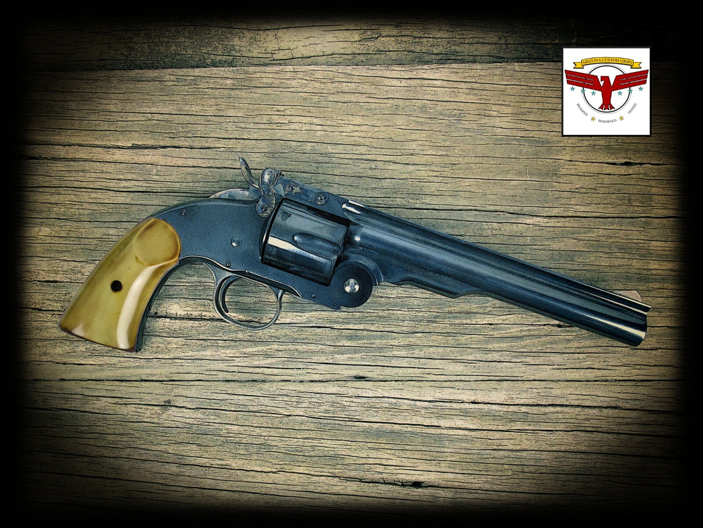 UBERTI SCHOFIELD AGED IVORY GRIPS CIMARRON NAVY ARMS STOEGER TAYLORS S ...