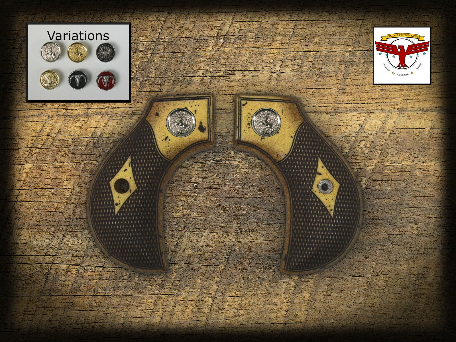 PIETTA THUNDERBALL GRIPS; El Malo 2; 1851 1860 Yank / Navy / Army Snub ...