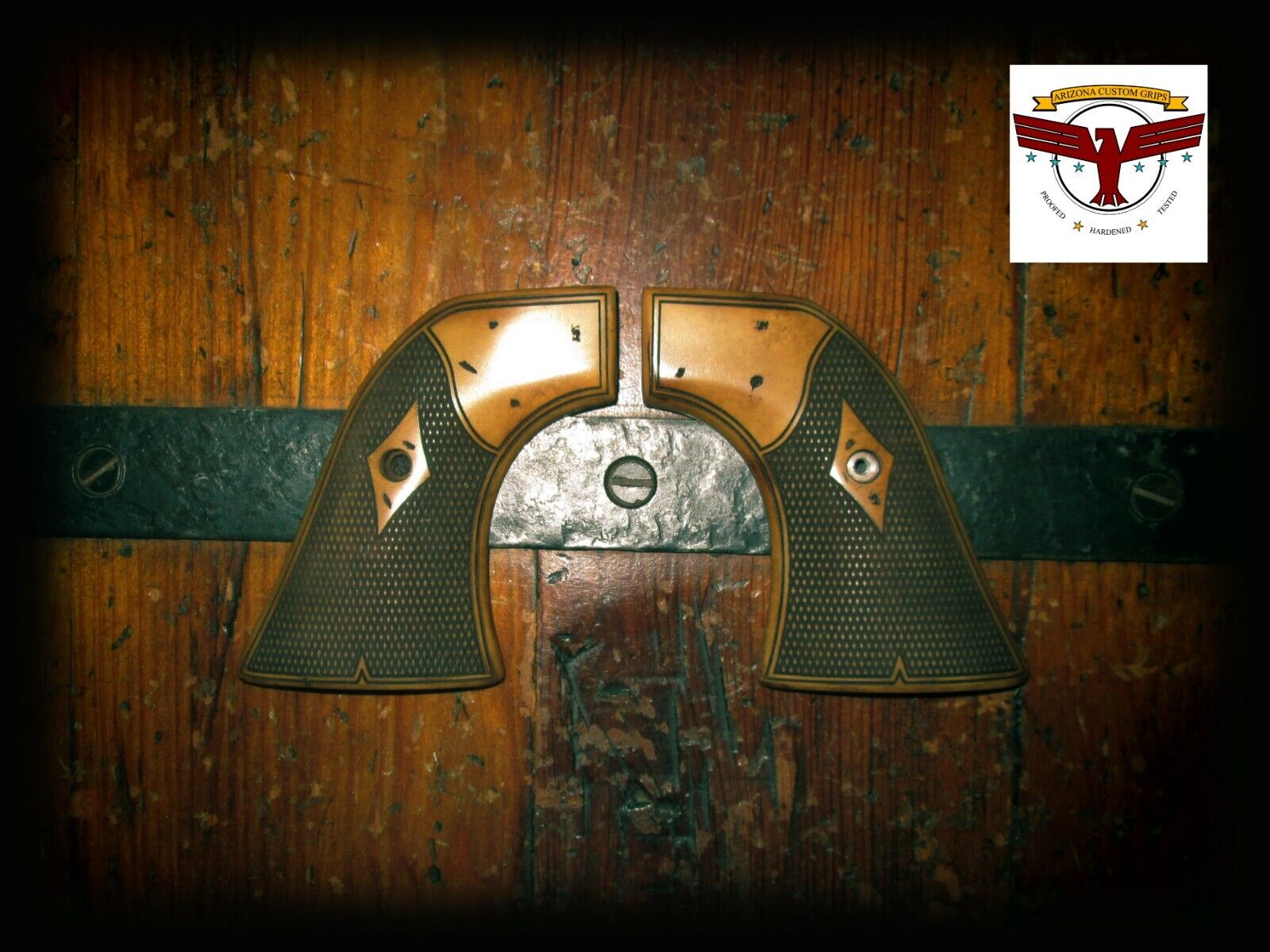 DIAMONDBACK SIDEKICK .22 CALIBER REVOLVER GRIPS ~ Aged Ivory Classic C ...